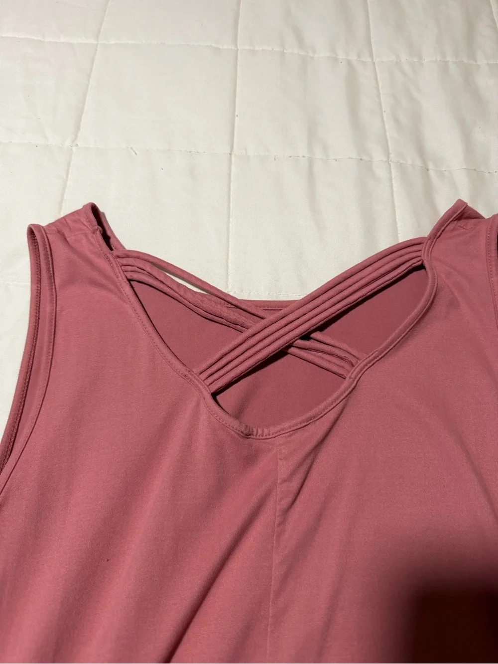 ANDREE BY UNIT | Dresses | Andree By Unit Dusty Rose Crossback Tank ...